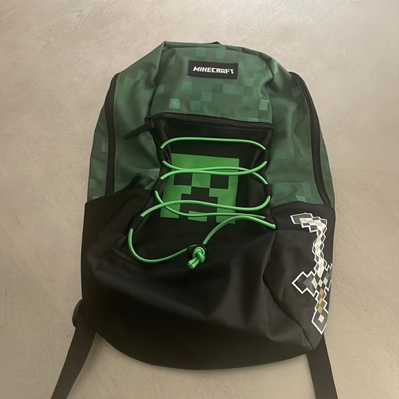 Minecraft | Accessories | Childrens Minecraft Backpack In Green | Poshmark